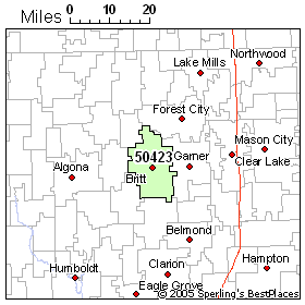 Zip 50423 (Britt, IA) Rankings