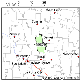 Zip 50629 (Fairbank, IA) Rankings