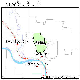 Sioux City Ia Zip Code Map - United States Map