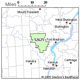 Zip 52625 (Donnellson, IA) Rankings