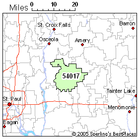 Zip 54017 (New Richmond, WI) Rankings