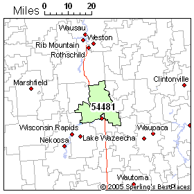Zip 54481 (Stevens Point, WI) Rankings