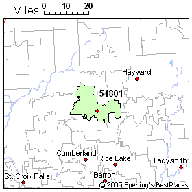 Zip 54801 (Spooner, WI) Rankings