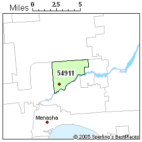 Appleton Wi Zip Code Map - Map