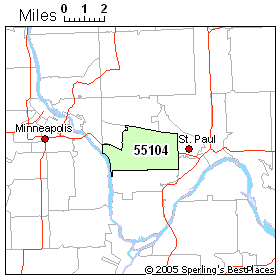 Zip 55104 (St. Paul, MN) Rankings