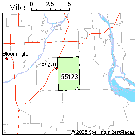 St Paul Zip Code Map - Map