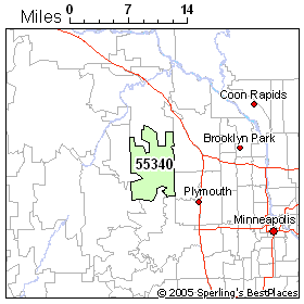 Rankings in Zip 55340 (Corcoran, MN)