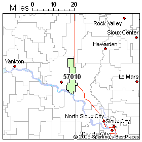 Zip 57010 (Burbank, SD) Rankings