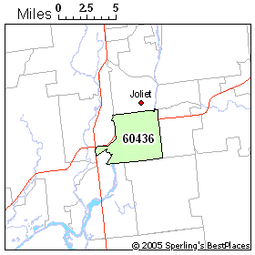 Joliet Illinois Zip Code Map - United States Map