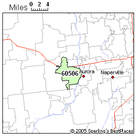 Aurora Illinois Zip Code Map - Map
