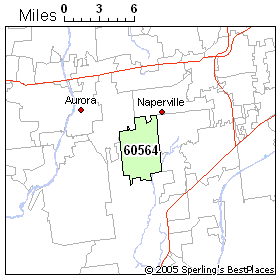Naperville Il Zip Code Map - Map