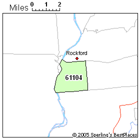 Rockford Area Zip Code Map - United States Map