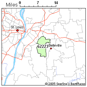 Belleville Il Zip Code Map - Map