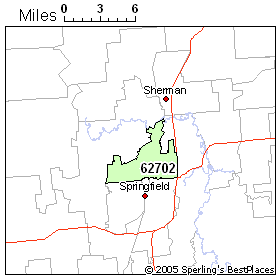 Springfield Zip Code Map - United States Map