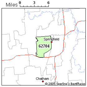 Zip Code Map Springfield Il - Map