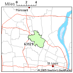 Zip 63121 (Northwoods, MO) Rankings
