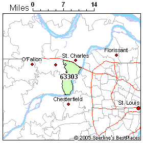 Rankings in Zip 63303 (St. Charles, MO)