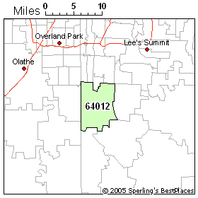 Rankings in Zip 64012 (Belton, MO)