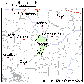 Zip 65109 (Jefferson City, MO) Rankings