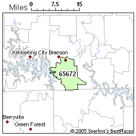 Zip 65672 (Hollister, MO) Rankings