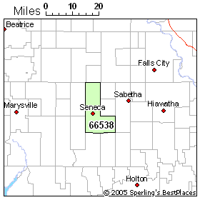 Zip 66538 (Seneca, KS) Rankings