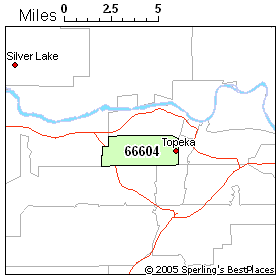 Zip Code Map Topeka Ks - Map