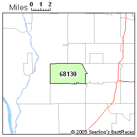 Omaha NE Zip Code Map