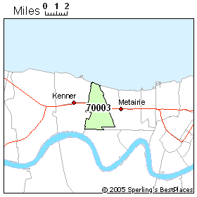 Zip 70003 (Metairie, LA) Rankings