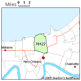 Zip Code Map New Orleans - Map