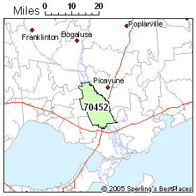 Zip 70452 (Pearl River, LA) Rankings