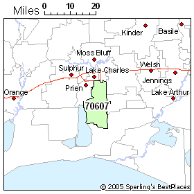 Zip 70607 (Lake Charles, LA) Rankings
