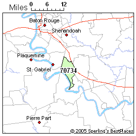 Zip 70734 (Geismar, LA) Rankings