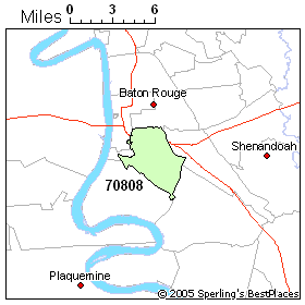 Zip 70808 (Baton Rouge, LA) Rankings