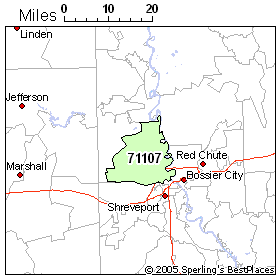 Rankings in Zip 71107 (Shreveport, LA)