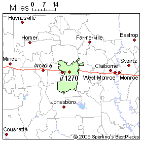 Best Place to Live in Ruston (zip 71270), Louisiana