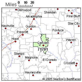 Zip 71701 (Camden, AR) Rankings