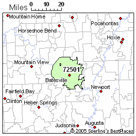 Zip 72501 (Batesville, AR) Rankings