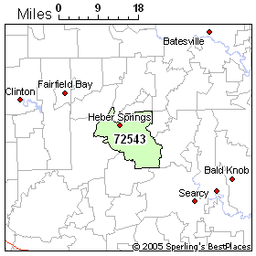 Zip 72543 (Heber Springs, AR) Rankings