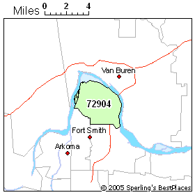 Ft Smith Zip Code Map - United States Map