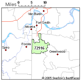 Ft Smith Zip Code Map - Map