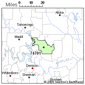 Zip 74701 (Durant, OK) Rankings