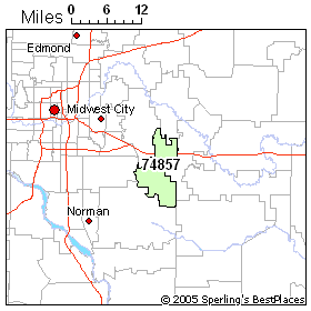 Rankings in Zip 74857 (Oklahoma City, OK)