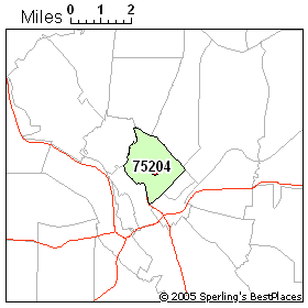 Dallas (zip 75204), Texas Crime