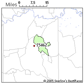 Paris Texas Zip Code Map - United States Map