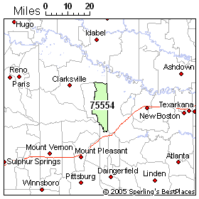 Best Place to Live in Avery (zip 75554), Texas