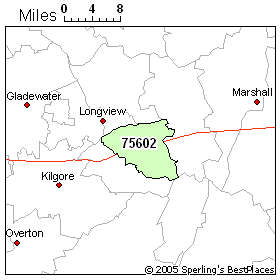 Rankings in Zip 75602 (Longview, TX)