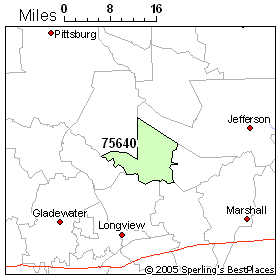 Zip 75640 (Diana, TX) Rankings