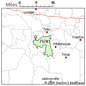 Zip 75703 (Tyler, TX) Rankings