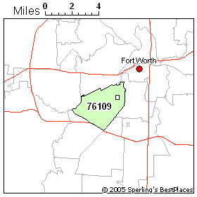 Best Place to Live in Fort Worth (zip 76109), Texas