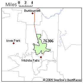 Zip Code Map Wichita Falls Tx - United States Map